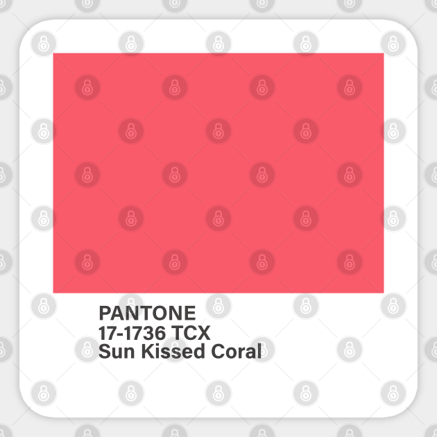 pantone 17-1736 TCX Sun Kissed Coral - Pantone 17 1736 Tcx Sun Kissed ...