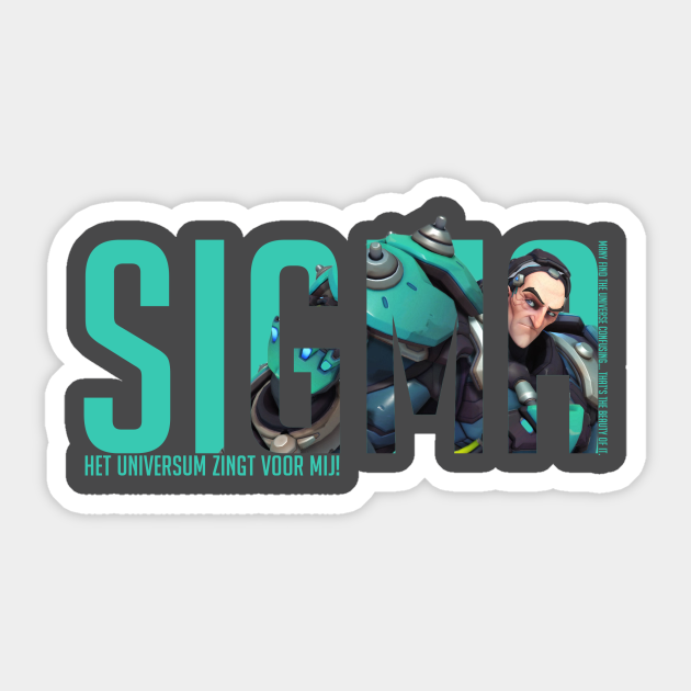 Sigma - Overwatch - Overwatch - Sticker | TeePublic