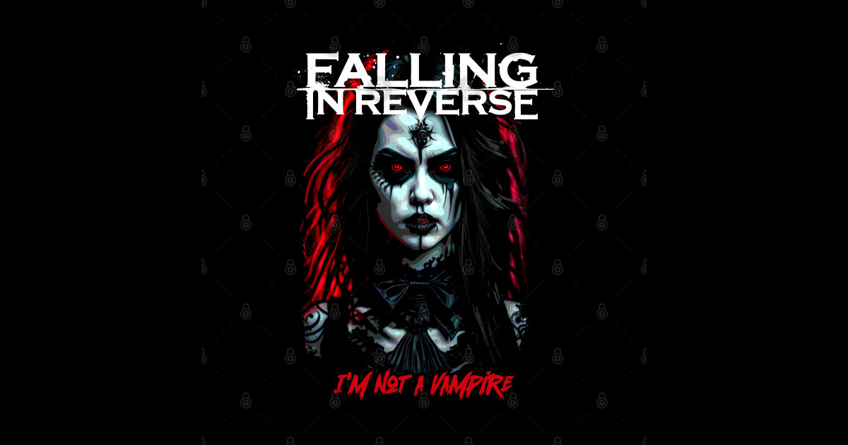 Falling in Reverse I'm Not a Vampire - Falling In Reverse - Sticker ...