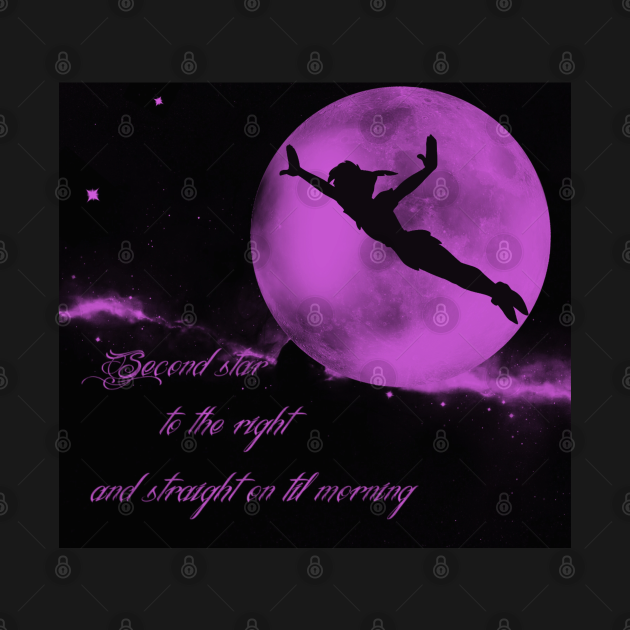 Purple peter pan - Peter Pan - T-Shirt | TeePublic