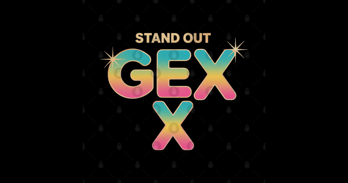 Gex-X - Gex X - Sticker | TeePublic