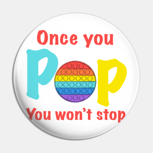 Popit Fidget Pins and Buttons for Sale | TeePublic