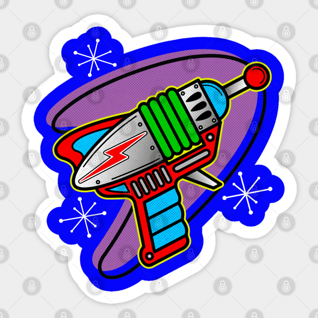 Ray Gun - Gun - Sticker | TeePublic
