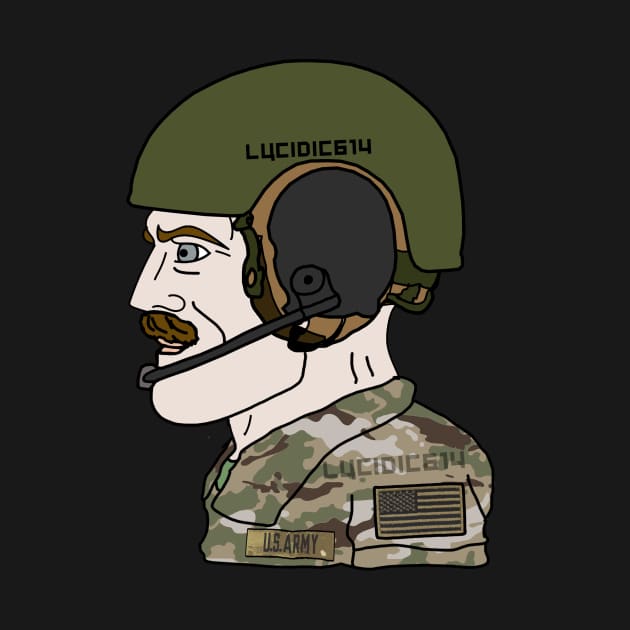 Chad US Army 19K CVC Tanker - M1 Abrams - T-Shirt | TeePublic