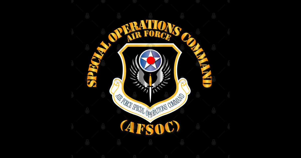 USAF - AFSOC - Usaf Afsoc - Sticker | TeePublic