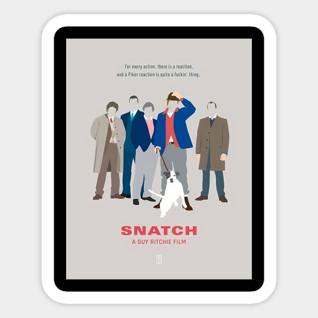 Snatch Movie Poster - Film - Sticker | TeePublic