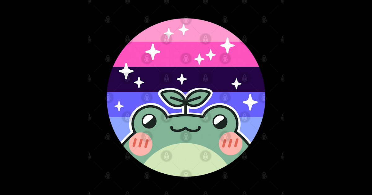 Omnisexual Pride Frog | LGBTQ Flag - Lgbtq - Sticker | TeePublic