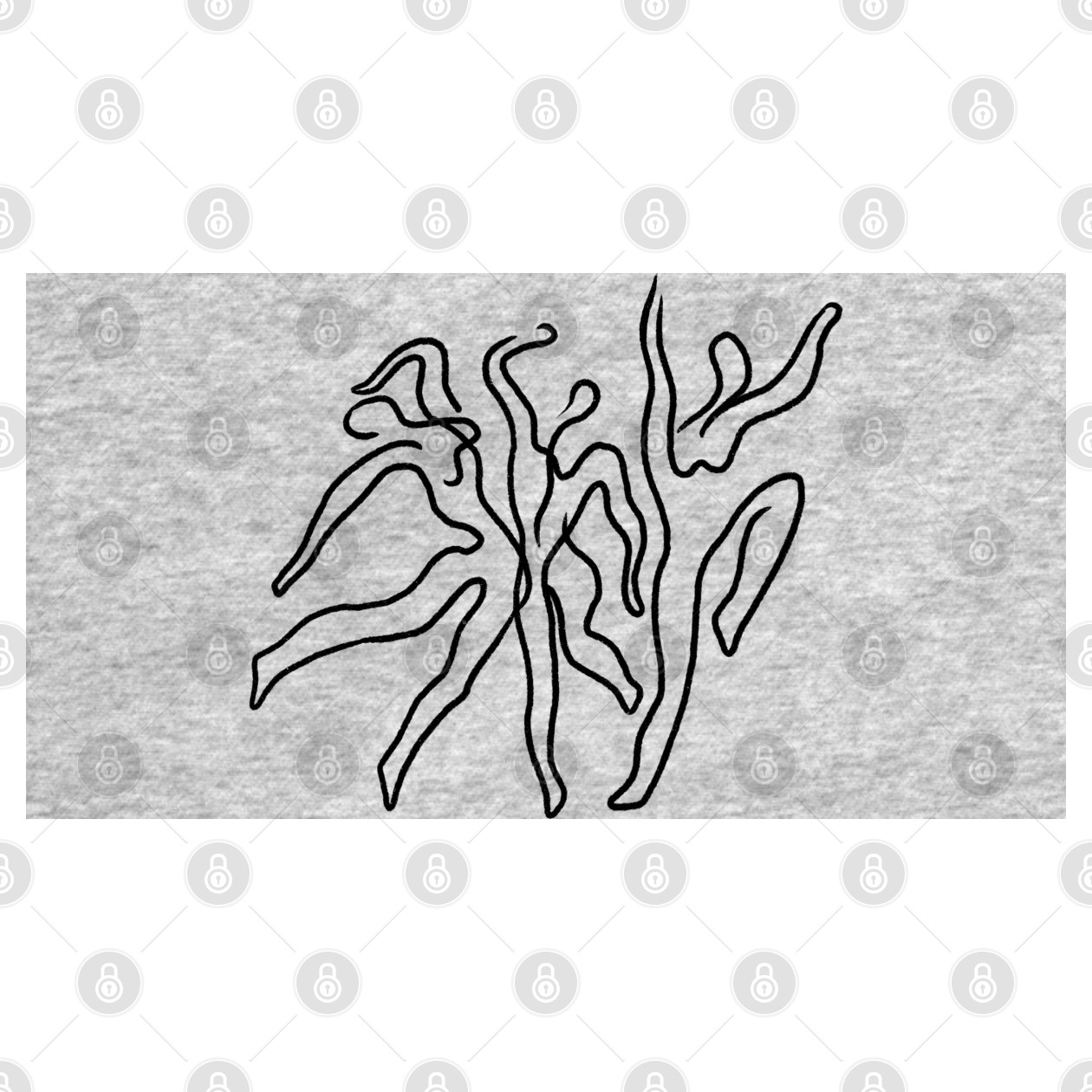 Line art - Dancing - Baseball T-Shirt | TeePublic