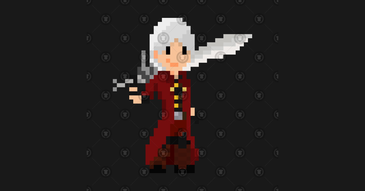 Pixel Dante - Devil may cry - Devil May Cry - Kids Hoodie | TeePublic