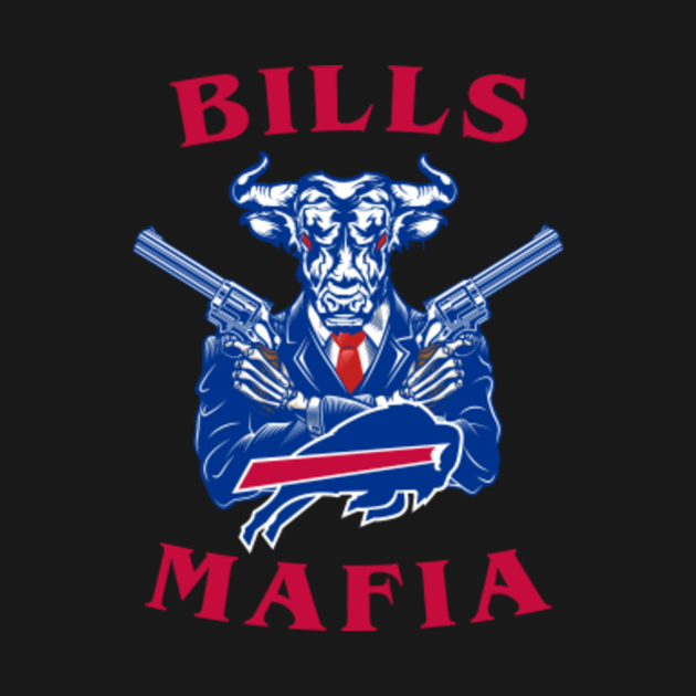 BILLS MAFIA - BUFFALO BILLS (logo) - Bills Mafia - Long Sleeve T-Shirt ...