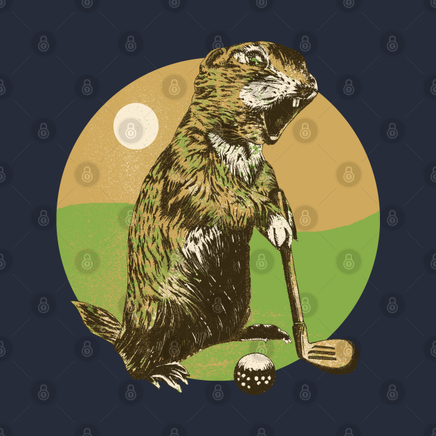 gopher - Golf - T-Shirt | TeePublic
