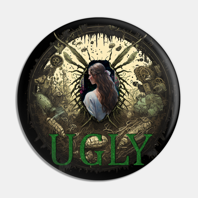 Symbol Discordance - Ugly - Beautiful - Pin | TeePublic