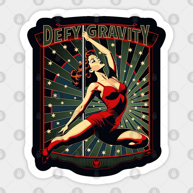 Defy Gravity Retro Pole Dancer - Defy Gravity Retro Pole Dancer ...