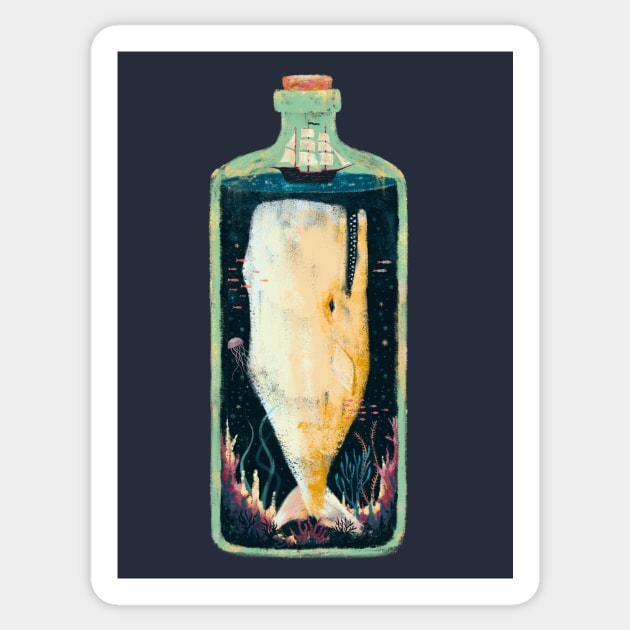 THE GREAT WHALE - Moby Dick - Sticker | TeePublic