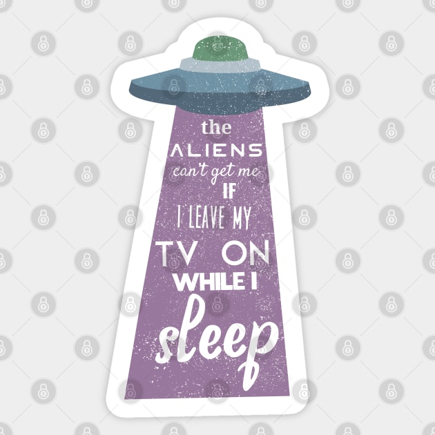 UFO Alien Abduction Humor - Alien Abduction - Sticker | TeePublic