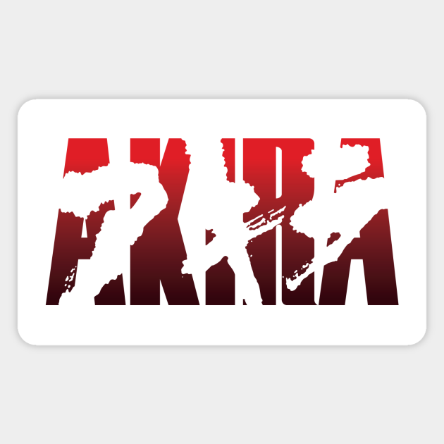 Akira Logo - Akira - Sticker | TeePublic