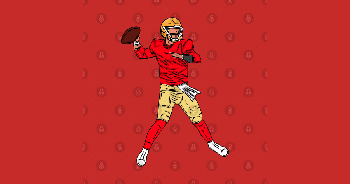 Brock Purdy cartoon - Brock Purdy - T-Shirt | TeePublic