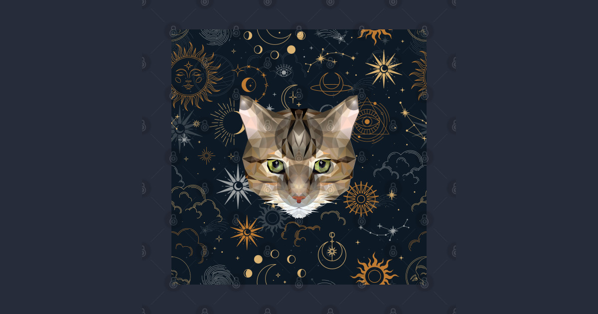 Space cat - Space Cat - T-Shirt | TeePublic