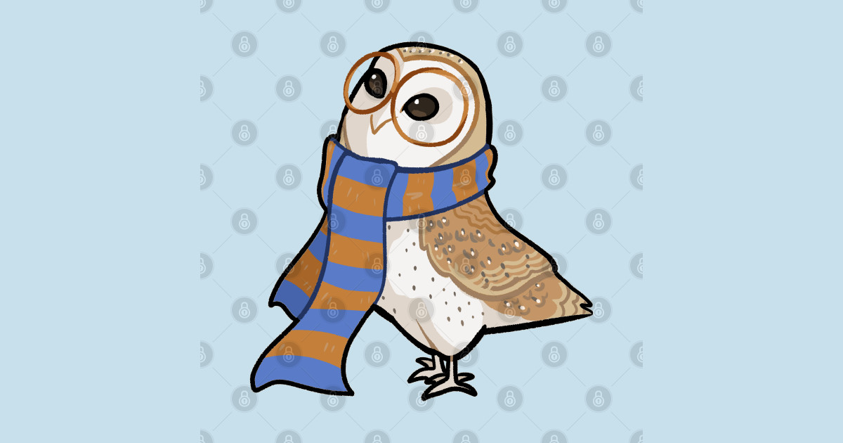Smart Barn Owl - Owl - T-Shirt | TeePublic