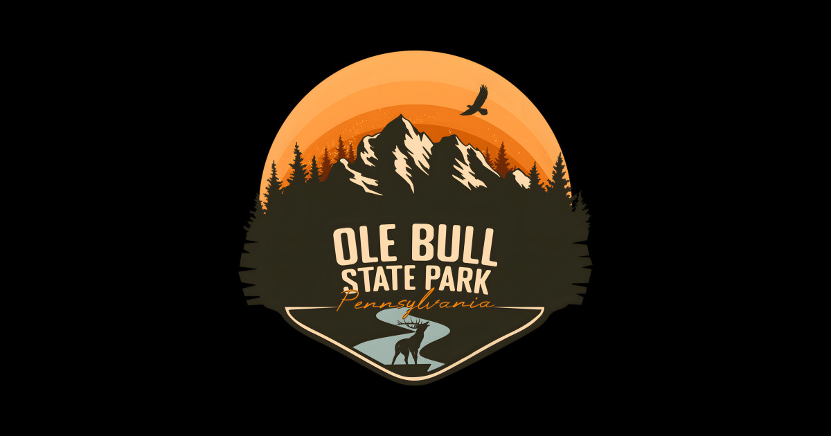 Ole Bull State Park Pennsylvania - Ole Bull State Park - Sticker ...