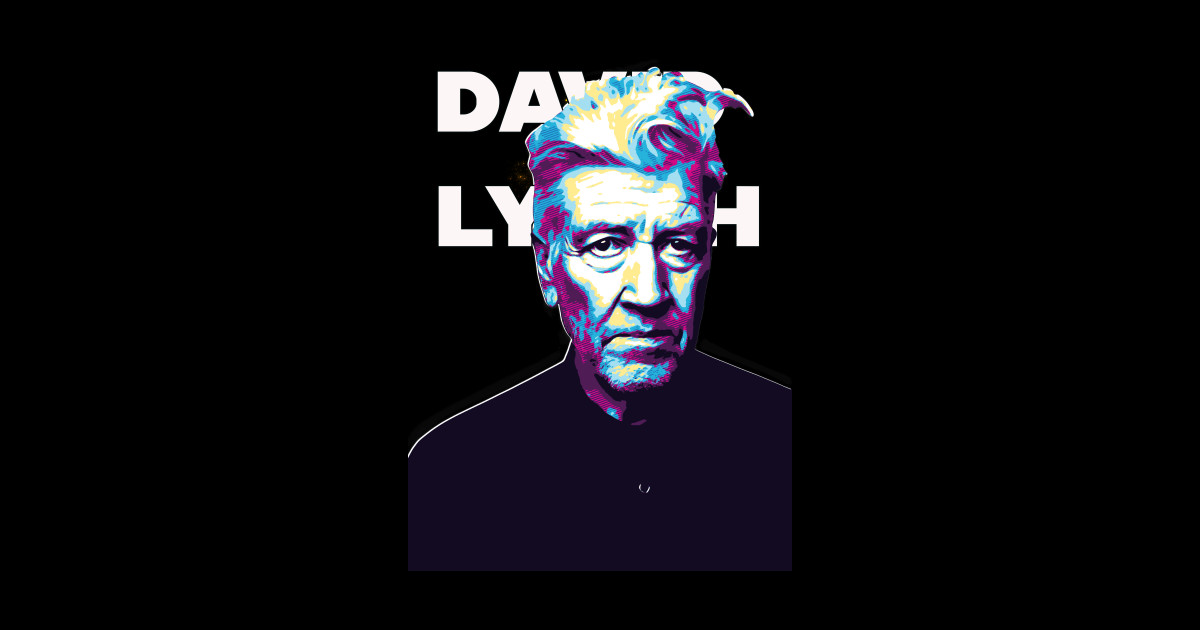 lynch david // retro 80 - David Lynch - Sticker | TeePublic
