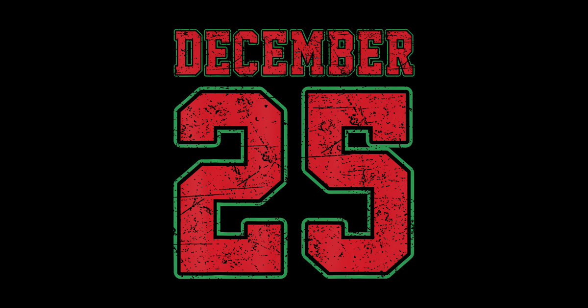 Retro Christmas December 25 Xmas Holiday - Retro Christmas - Sticker ...