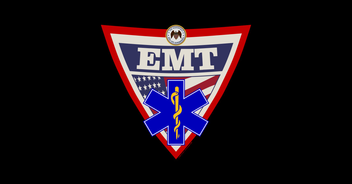 The EMT Essentials Shield - Emt - Sticker | TeePublic