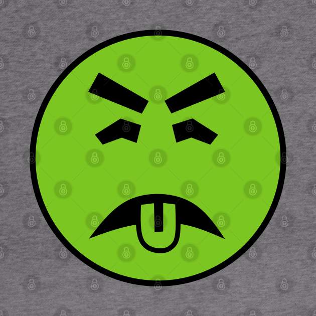 Yuck Emojis, Yuk Symbol - Mr Yuck Means No Stay Away - Hoodie | TeePublic