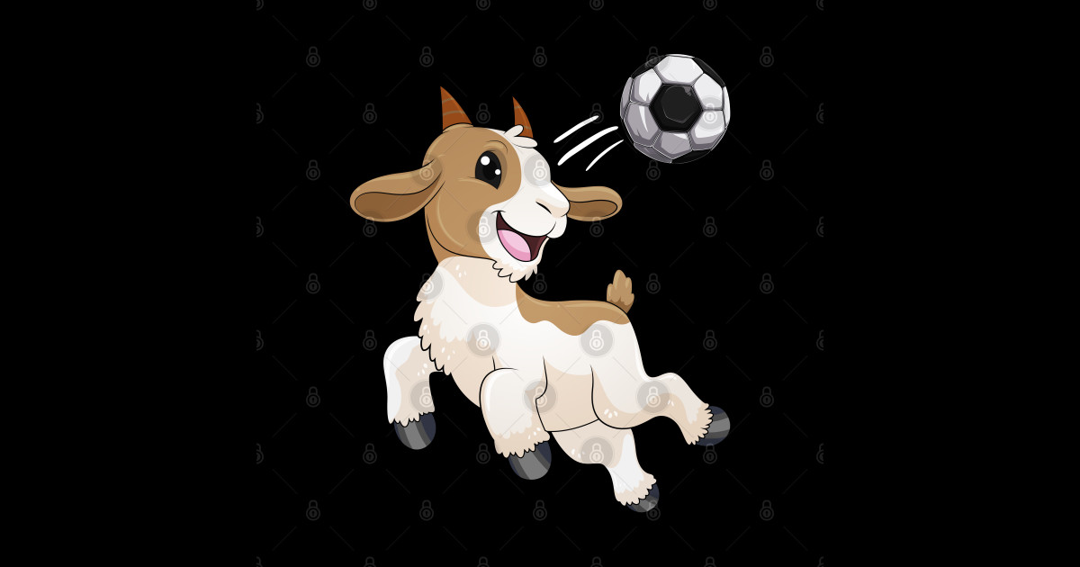 Goat Soccer European Football Goat Hitting Soccer Ball - Goat Soccer ...