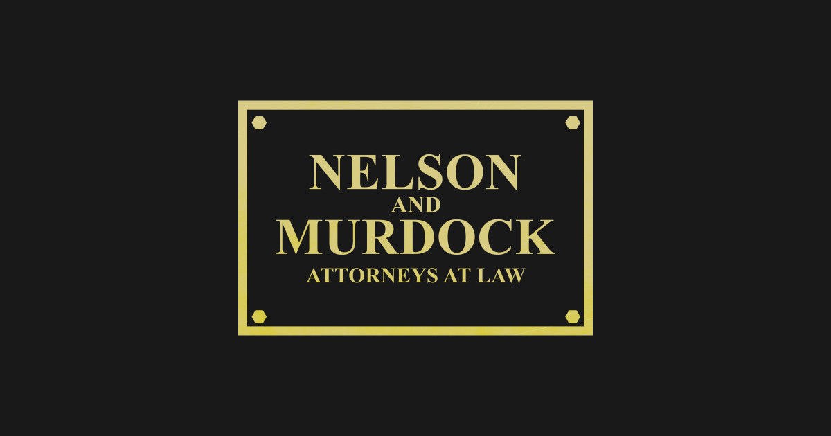 Nelson and Murdock -Attorneys at Law - Daredevil - T-Shirt | TeePublic