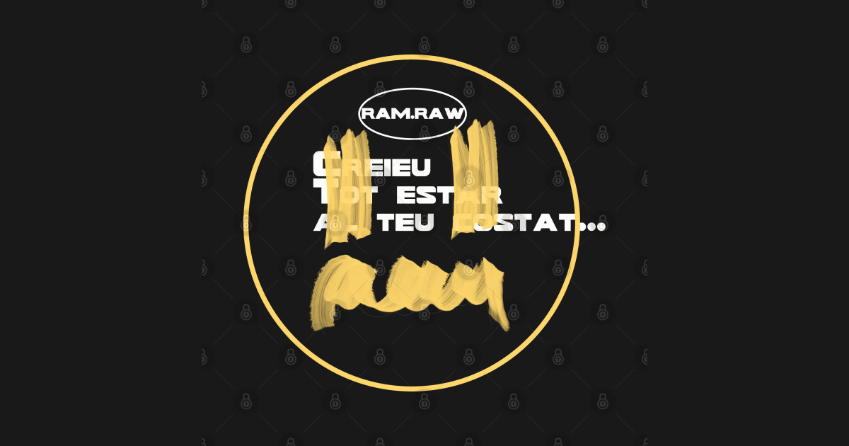 Smiley Face Urban Colliage | Abstract Future - Yellow Smiley Face - T ...