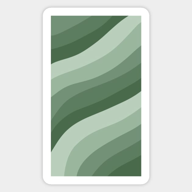 Green colors - Green - Sticker | TeePublic