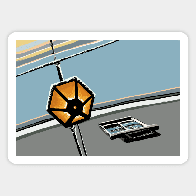 The street lights - Street - Sticker | TeePublic