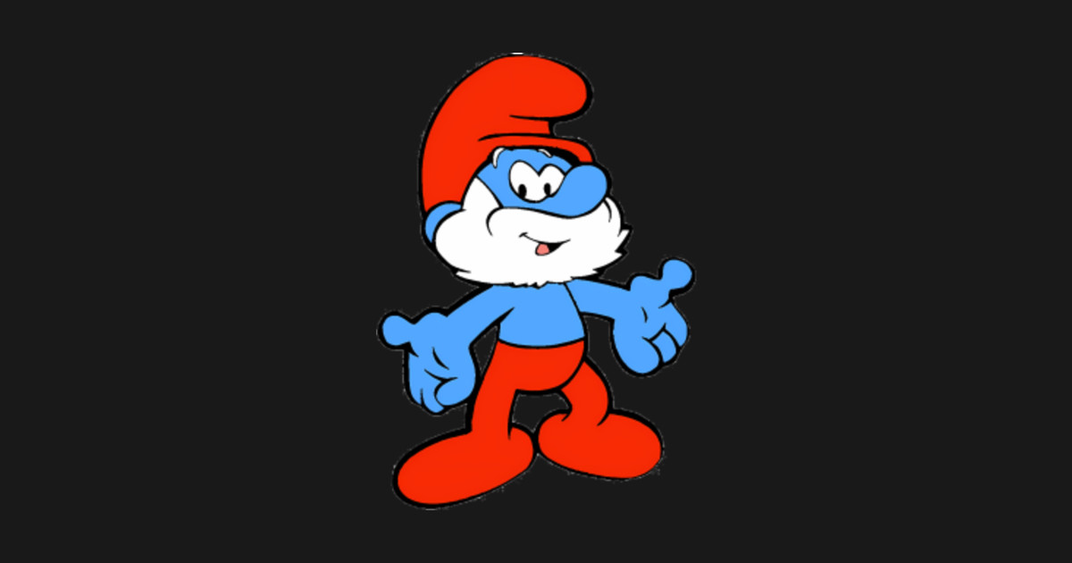 Vintage Smurfs Classic Cartoon Smurf Tv Series Vintage The Cartoon