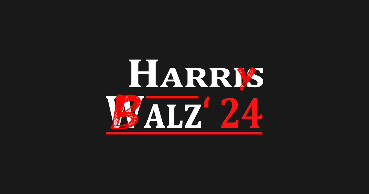 Harry Balz 2024 Harris Walz 2024 Meme Democratics Vote - Harry Balz ...