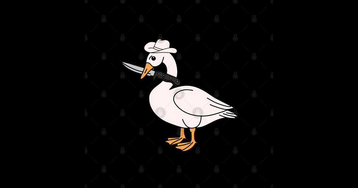 Born To Slay Forced To Work Goose Silly Cowboy Funny - Born To Slay ...