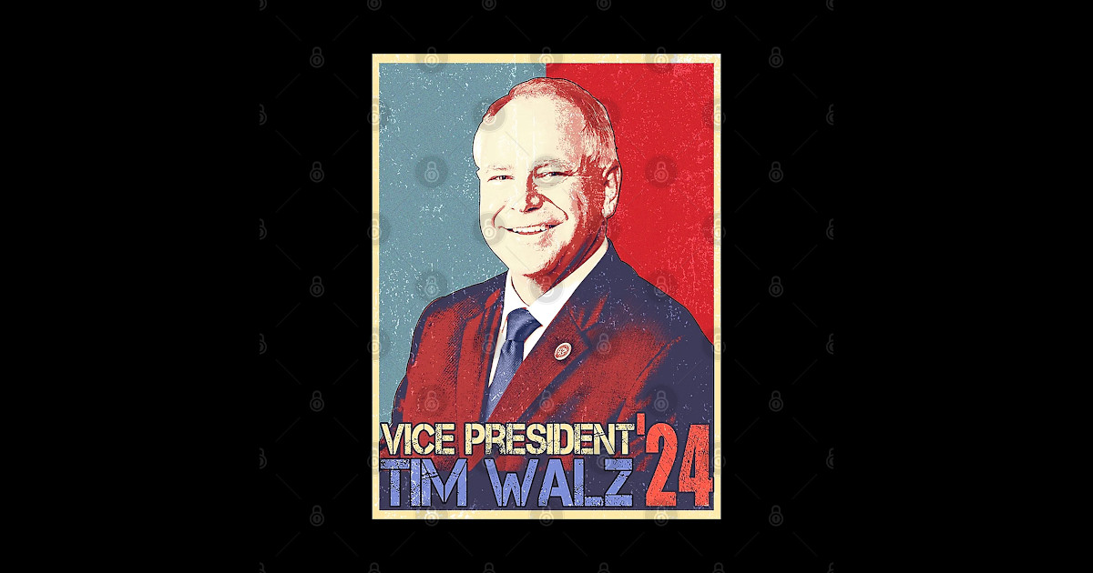 tim walz - Harris Walz - Sticker | TeePublic