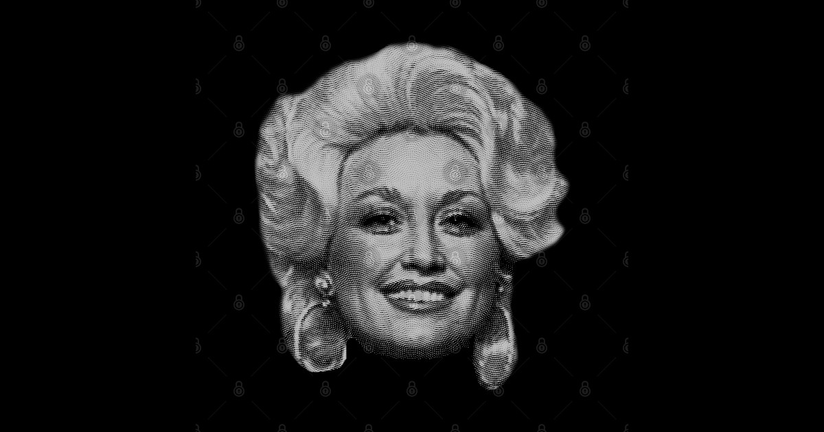 Dolly Parton B&W - Dolly Parton - Posters and Art Prints | TeePublic