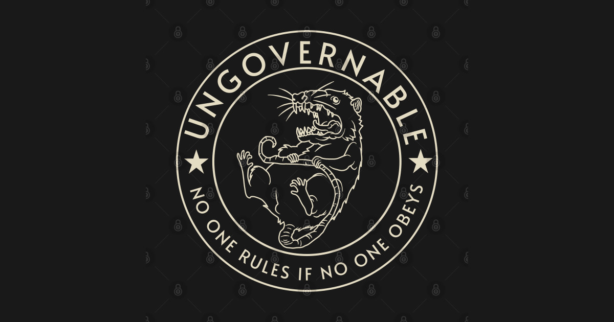 Become Ungovernable - Anarchy - T-Shirt | TeePublic