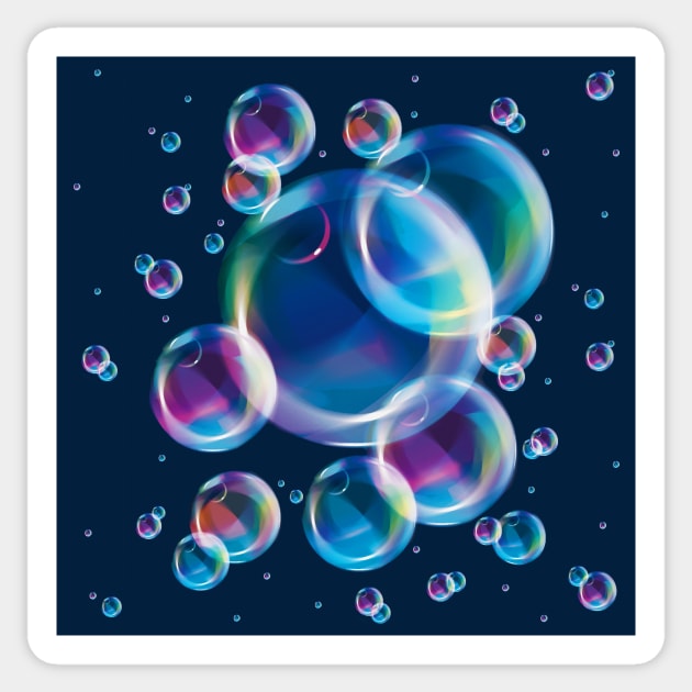 Bubbles - Bubbles - Sticker | TeePublic
