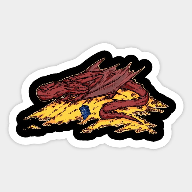 Smaug's treasure - Smaug - Sticker | TeePublic