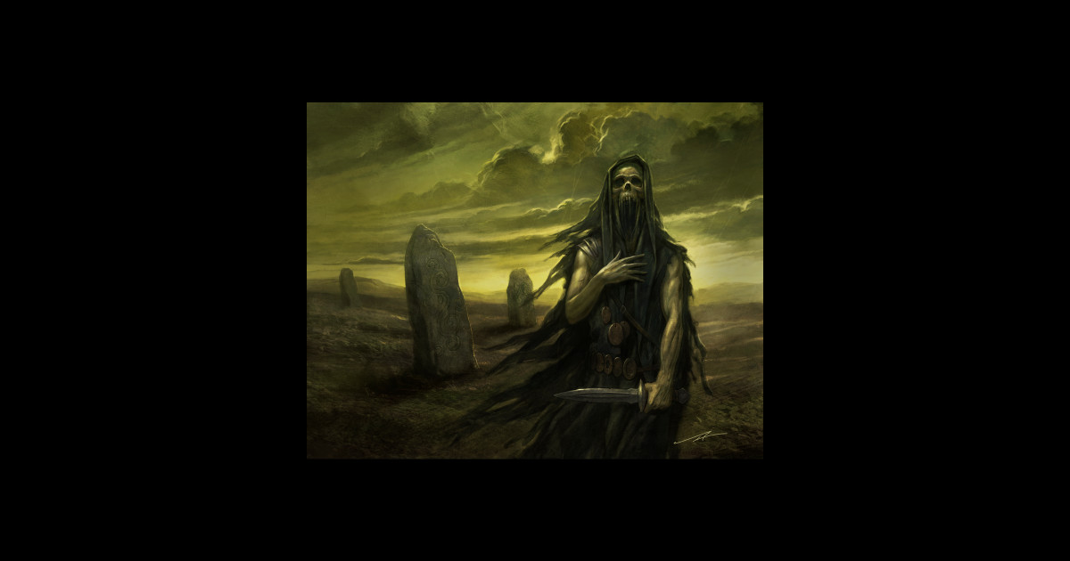 Druid Ghost - Horror - Sticker | TeePublic