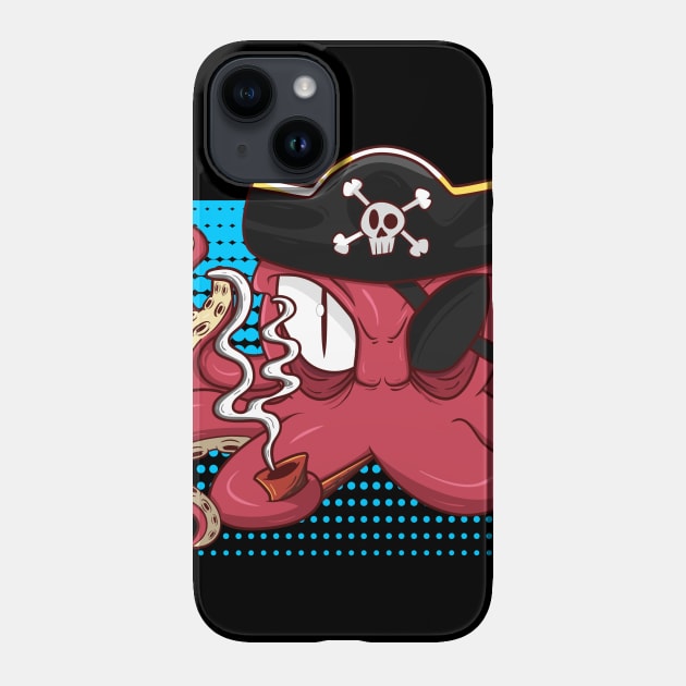 Octopus Pirate - Pirate - Phone Case | TeePublic