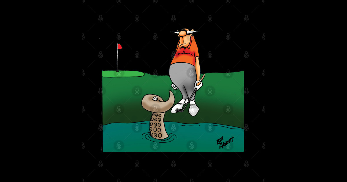 Funny Spectickles Golf Cartoon Humor - Funny Golf - Posters and Art ...