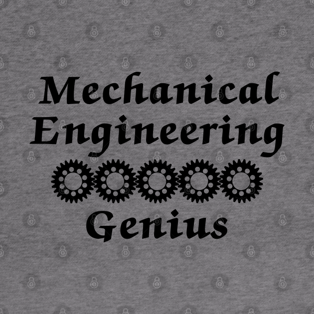 Mechanical Engineering Genius - Mechanical Engineer - Hoodie | TeePublic