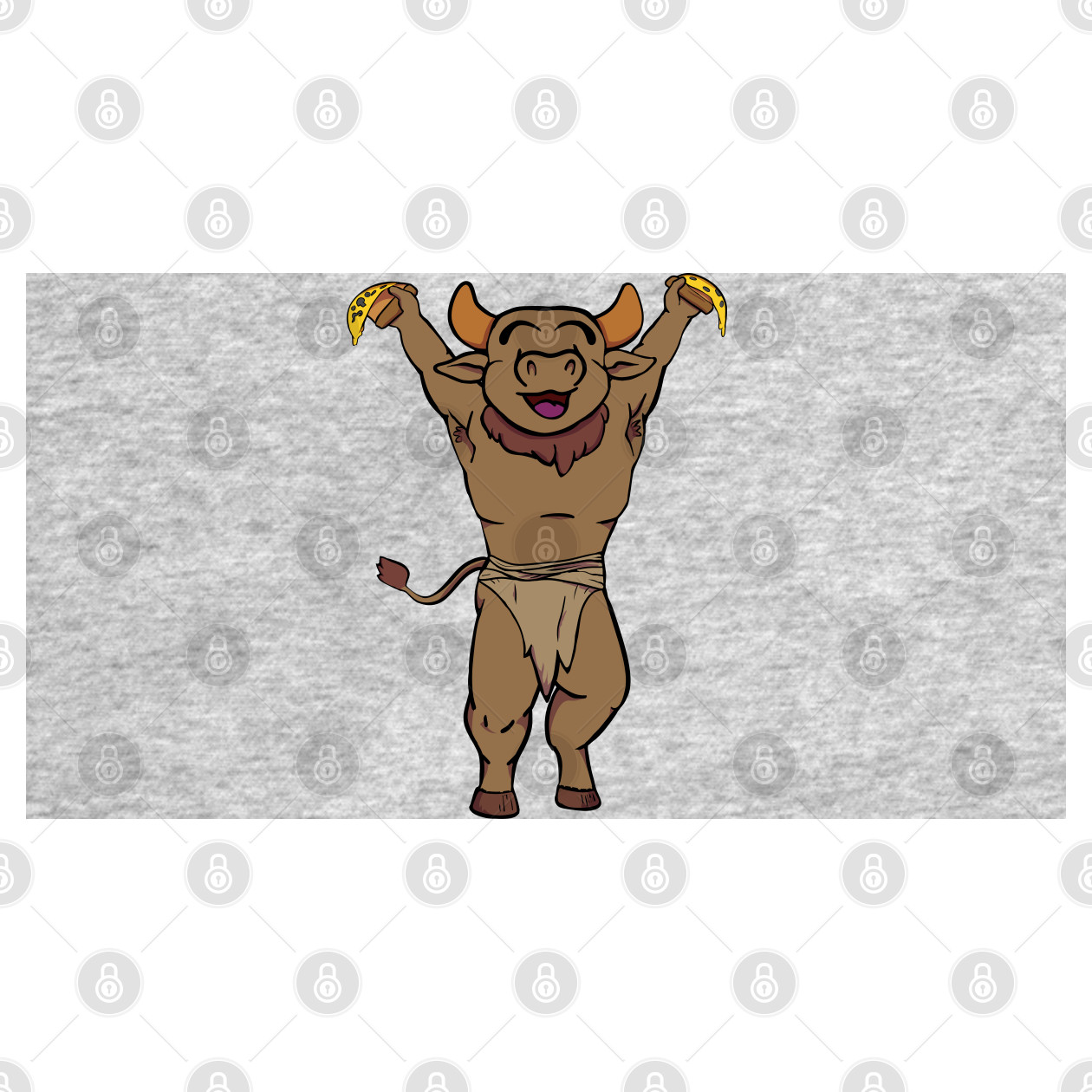 Pizza Minotaur - Pizza Lover - T-Shirt | TeePublic