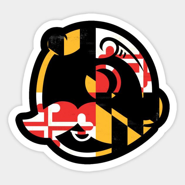 Natty Boh: Maryland Flag - Natty Boh - Sticker | TeePublic