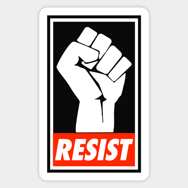 Resist Fist - Trump - Sticker | TeePublic