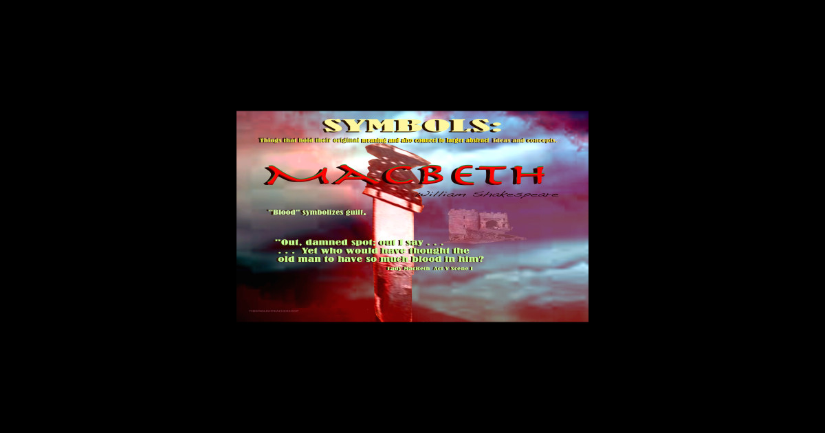 MacBeth: Symbols - Shakespeare - Sticker | TeePublic