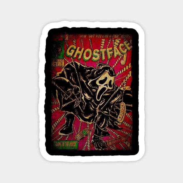 Ghostface Vintage Horror Poster - Vintage Horror - Magnet | TeePublic